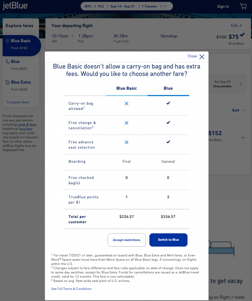 'The Get The Fall Rolling' 2-day sale from jetBlue. $25 off $50+ with ...