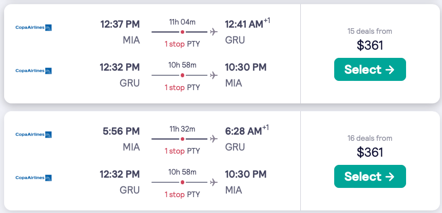 ITS BACK! Flights to Brazil from Miami and Orlando from only $361 R/T